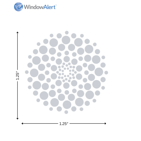 Modern Dots UV Window Decals - Performance Series – WindowAlert